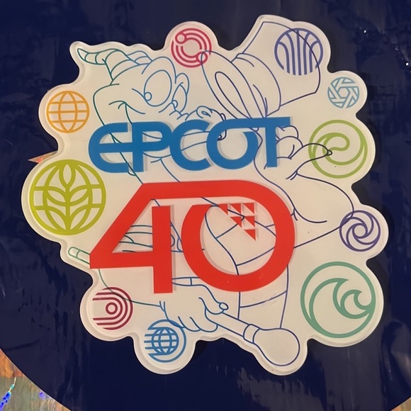 Disney | Other | Disneys Epcot 4th Figment With Logos Magnet | Poshmark